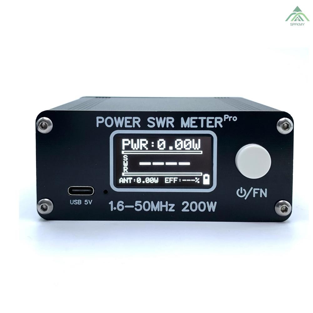 Max 200W SWR Meter 1.6-50MHz HF Frequency Band Shortwave Power Standing ...