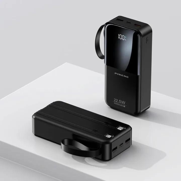 Pineng PN-798PD 20000mAh Power Bank Built-In Cable Powerbank | Shopee ...