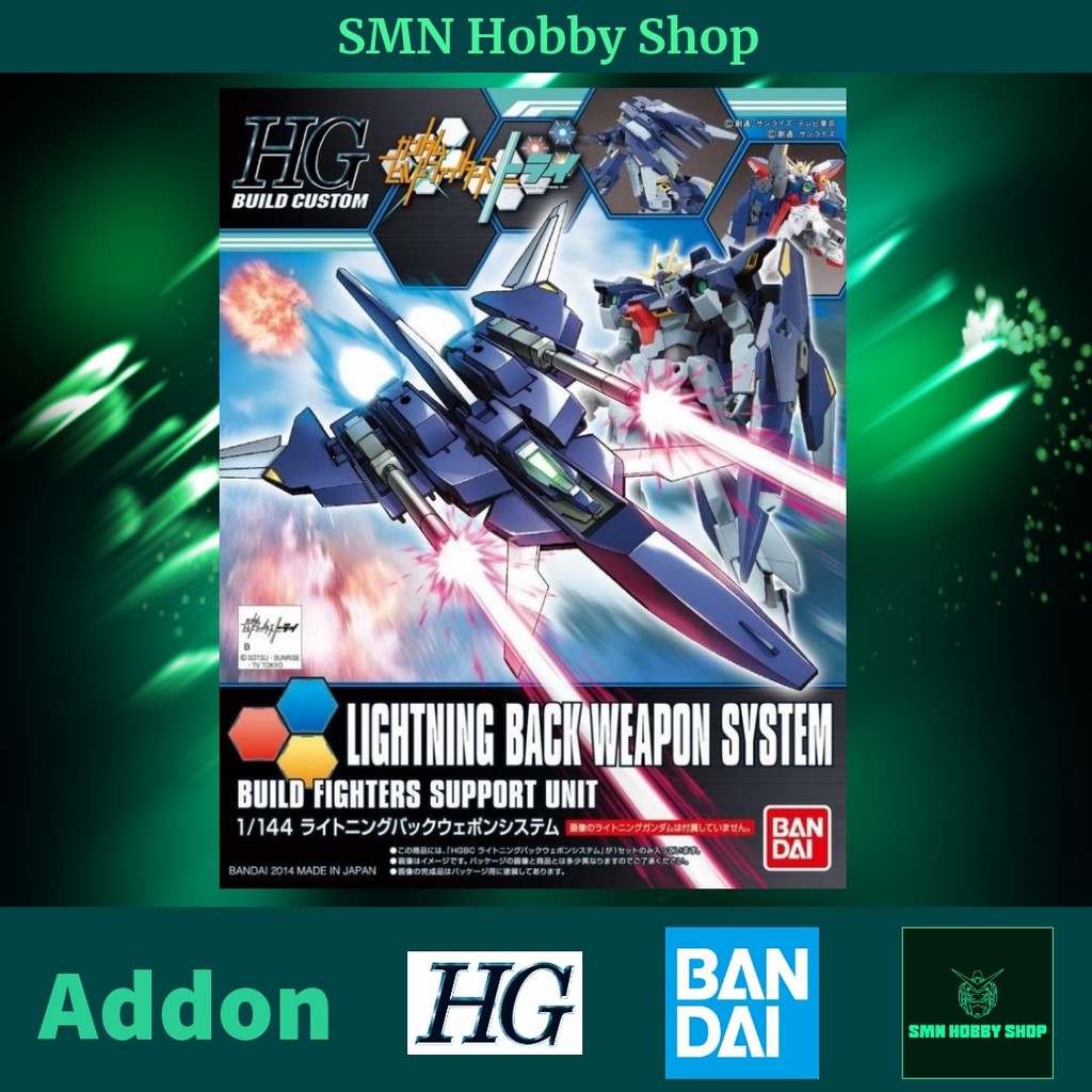 HG 1/144 Lightning Back Weapon System Addon Weapon & Backpack [HGBC] (Bandai) | Shopee Malaysia