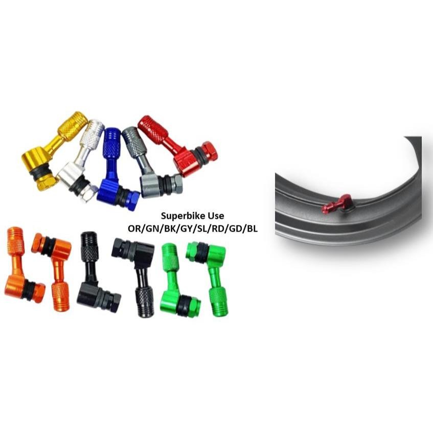 Alloy Aluminium Tubeless Wheel Tire Steel Valve Y15 Alluminium Valve ...