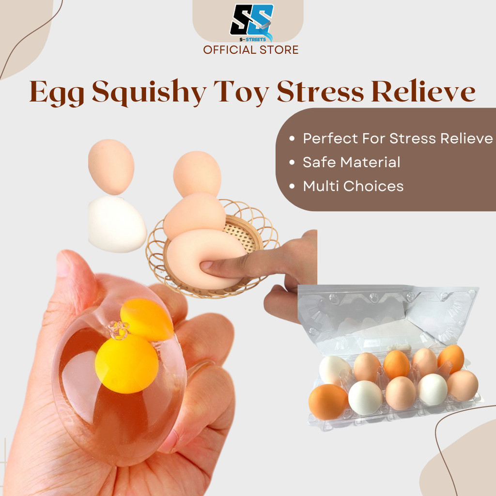 Egg Squishy Toy Stress Relieve | Shopee Malaysia