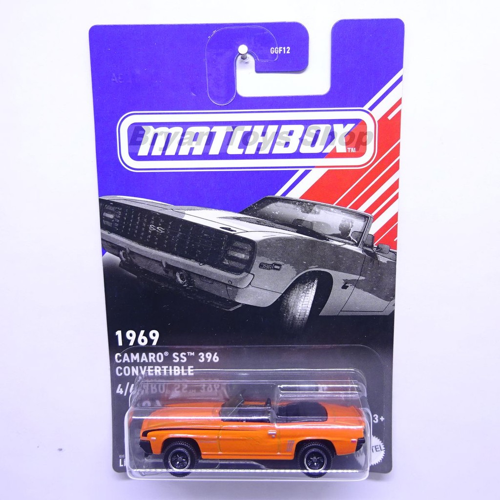 Matchbox 1969 Camaro SS 396 Convertible Orange | Shopee Malaysia