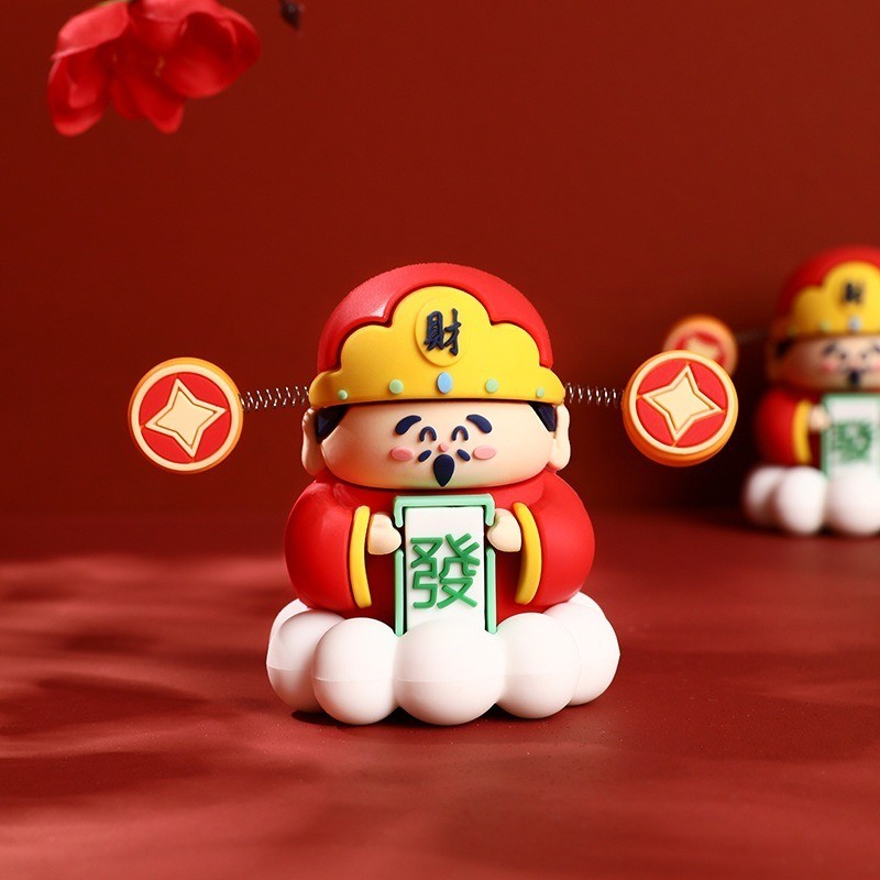 Chinese style shaking head ornaments New Year decorations birthday ...