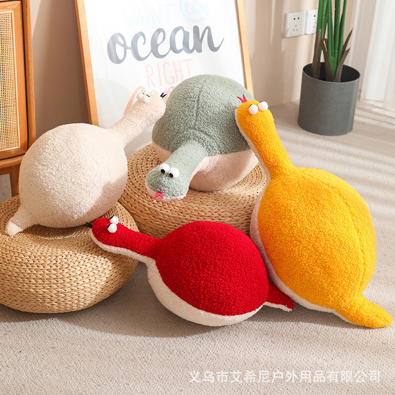 New Year of Snake Mascot, Cute Cartoon round Drum Snake Doll, Cute ...