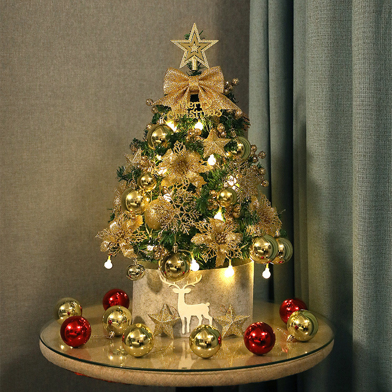 Christmas Tree Big Tree Christmas Decoration diy Desktop Luminous ...