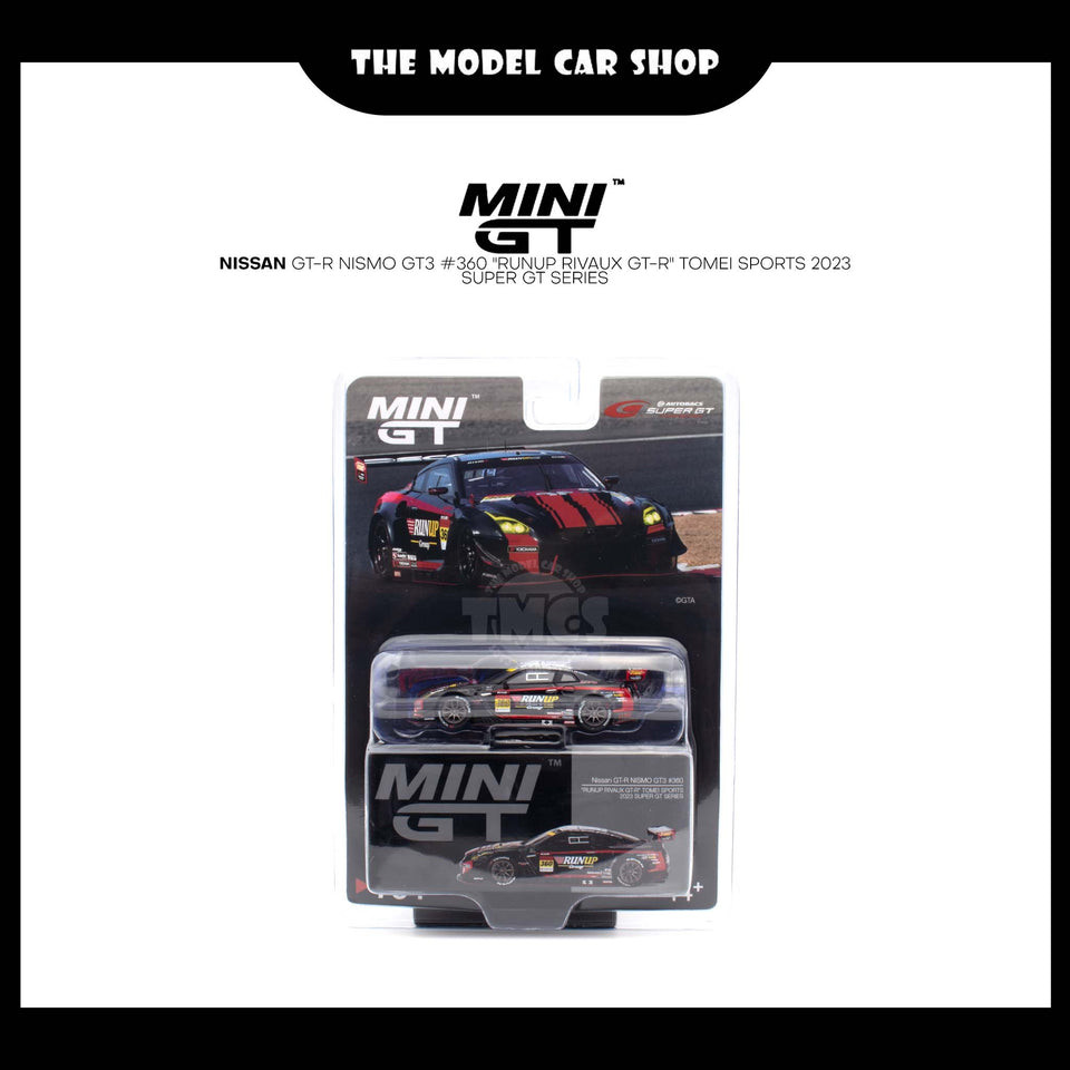[MINI GT] Nissan GT-R Nismo GT3 #360 "RUNUP RIVAUX GT-R" TOMEI SPORTS ...