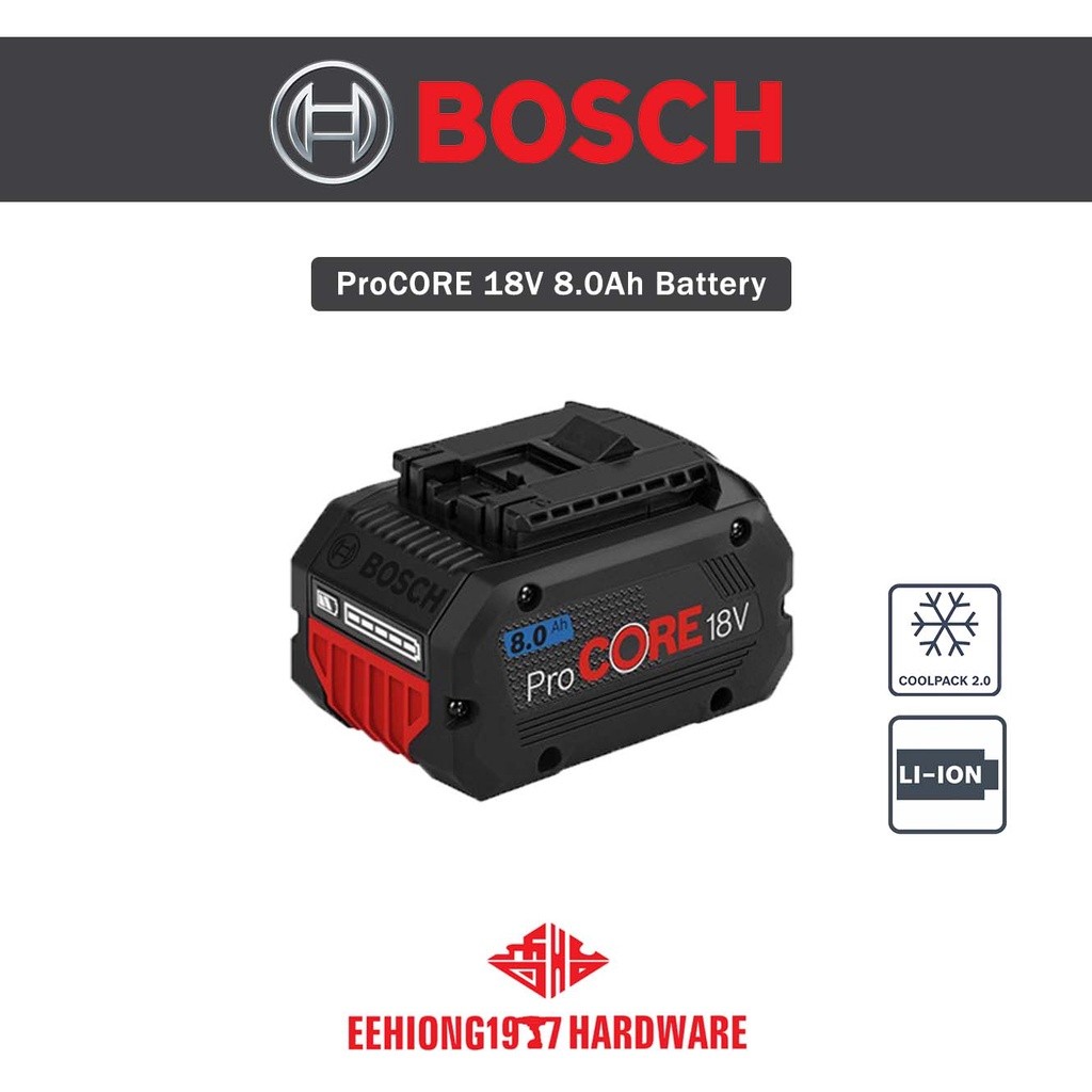 BOSCH ProCORE 18V 8.0Ah Battery Pack ProCORE 18V 8.0Ah Bateri ...