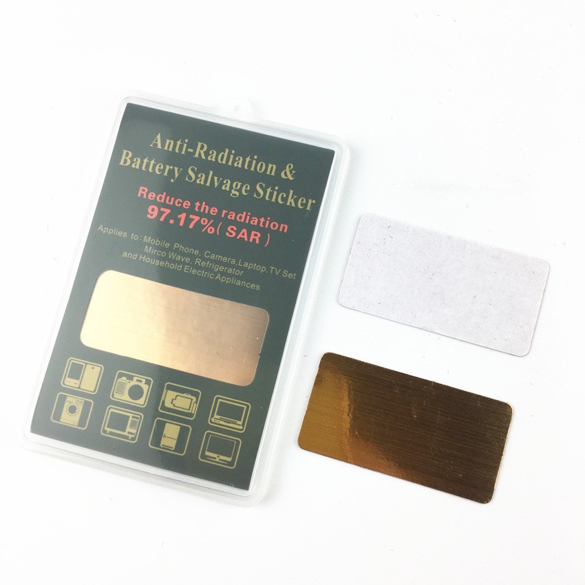 100% Ori 24K Gold Healthy Scalar Energy Stickers EMR Protection Anti ...