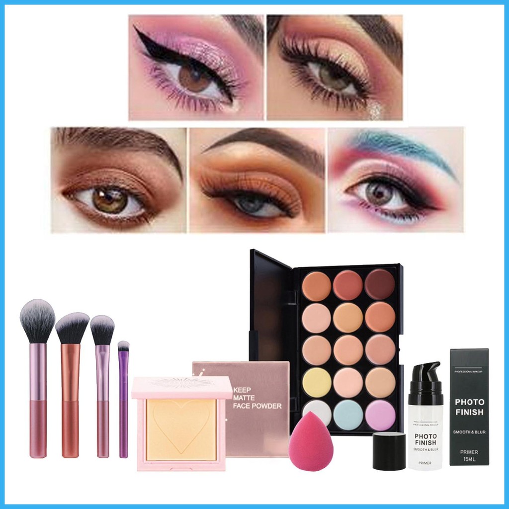 Makeup Set Multipurpose Women's Makeup Set 9pcs Multipurpose Women's ...