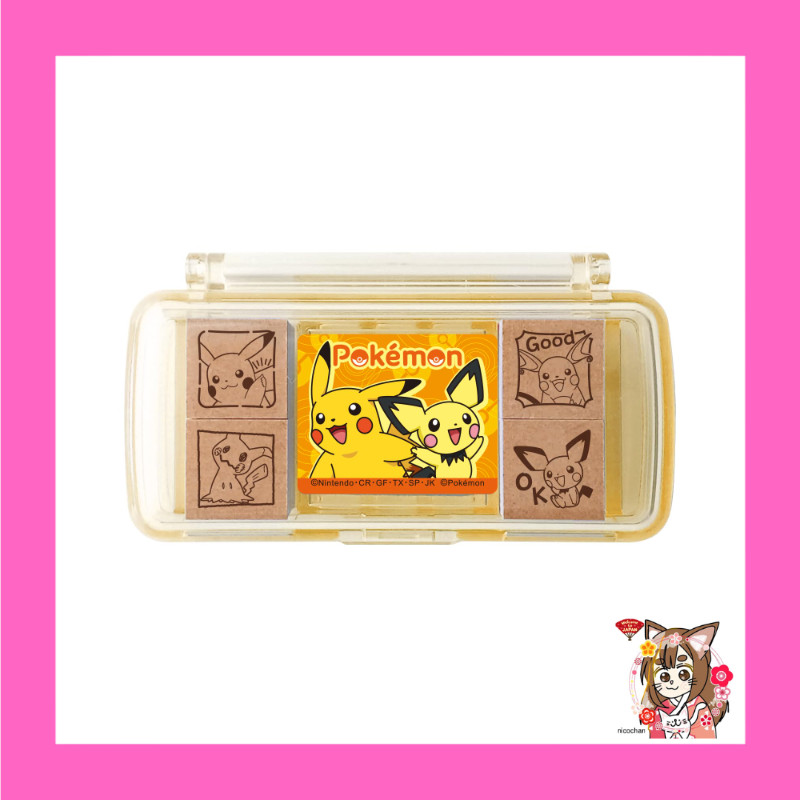 [Direct from japan]Showa Note Pokémon Stamp Mini Stamp Pikachu and ...