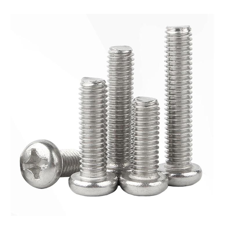 M6 M8 M10 Stainless Steel Cross Recessed Pan Head Screws – Phillips Round Bolts Machine Screws ...