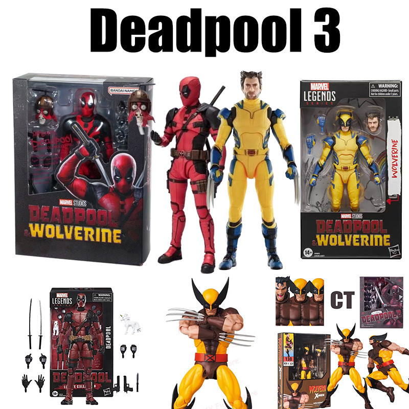 CT Toys Deadpool X Wolverine Action Figure Hellverine Figure SHF ...