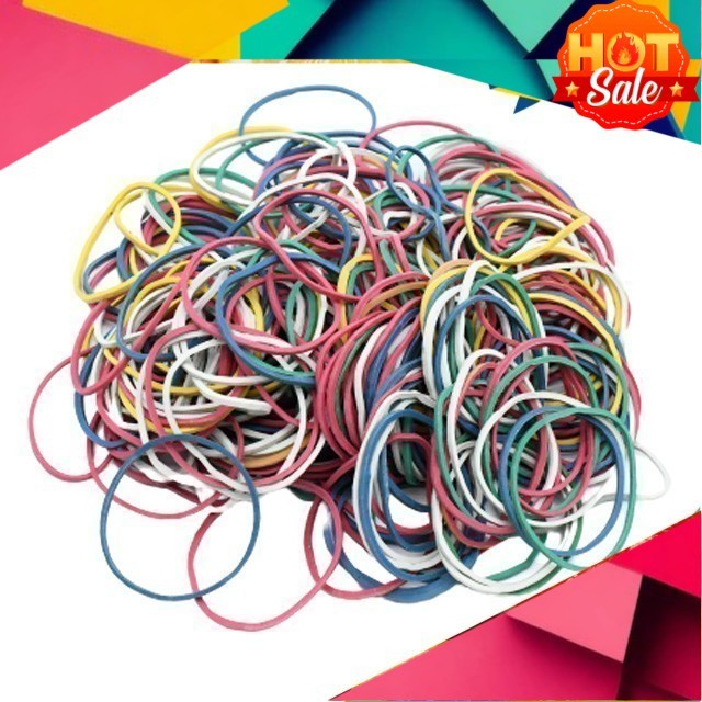 Getah Ikat, Getah Ikat Makanan, Getah Serbaguna, Assorted Colour Rubber ...