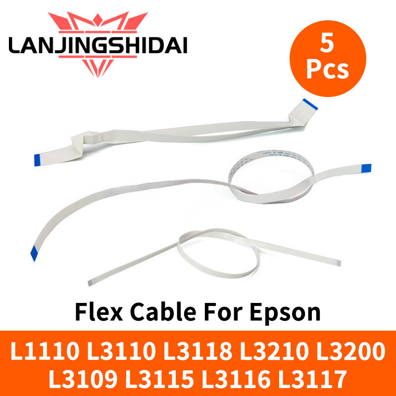 5Pcs Flex Cable for Epson L1110 L3110 L3118 L3210 L3200 L3109 L3115 ...