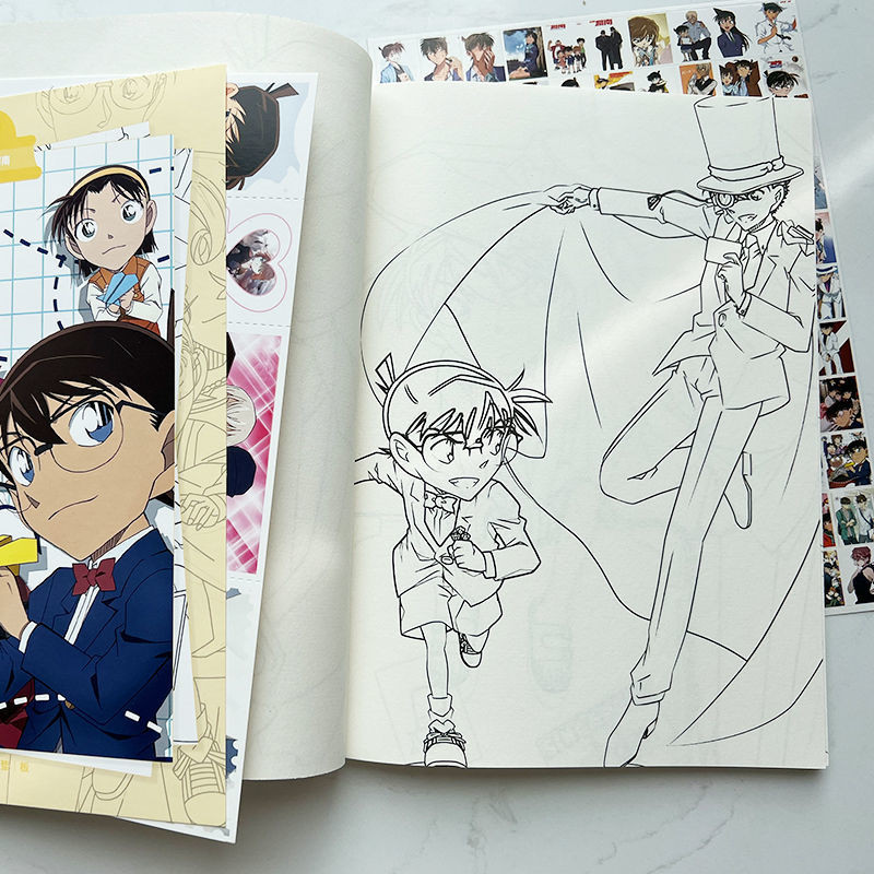 2264 People Collection Anime Detective Conan Picture Album Hand Drawn