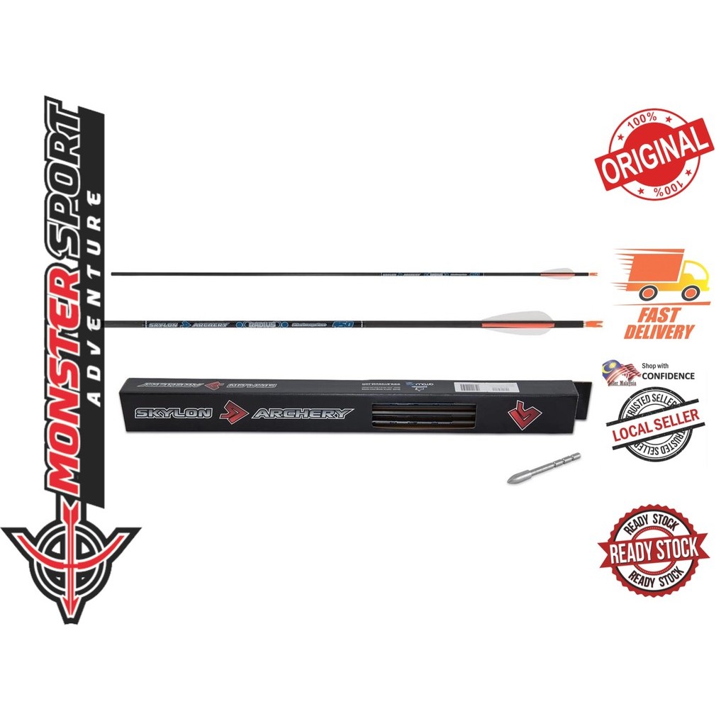 Skylon Archery Carbon Arrow Radius Complete Archery Recurve Archery ...