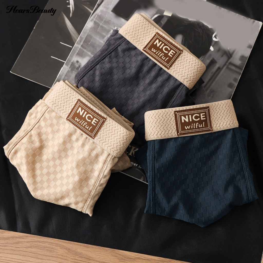 Men Boxer Underwear Delicate Wiring Boxers Men's Breathable Mid-waist ...