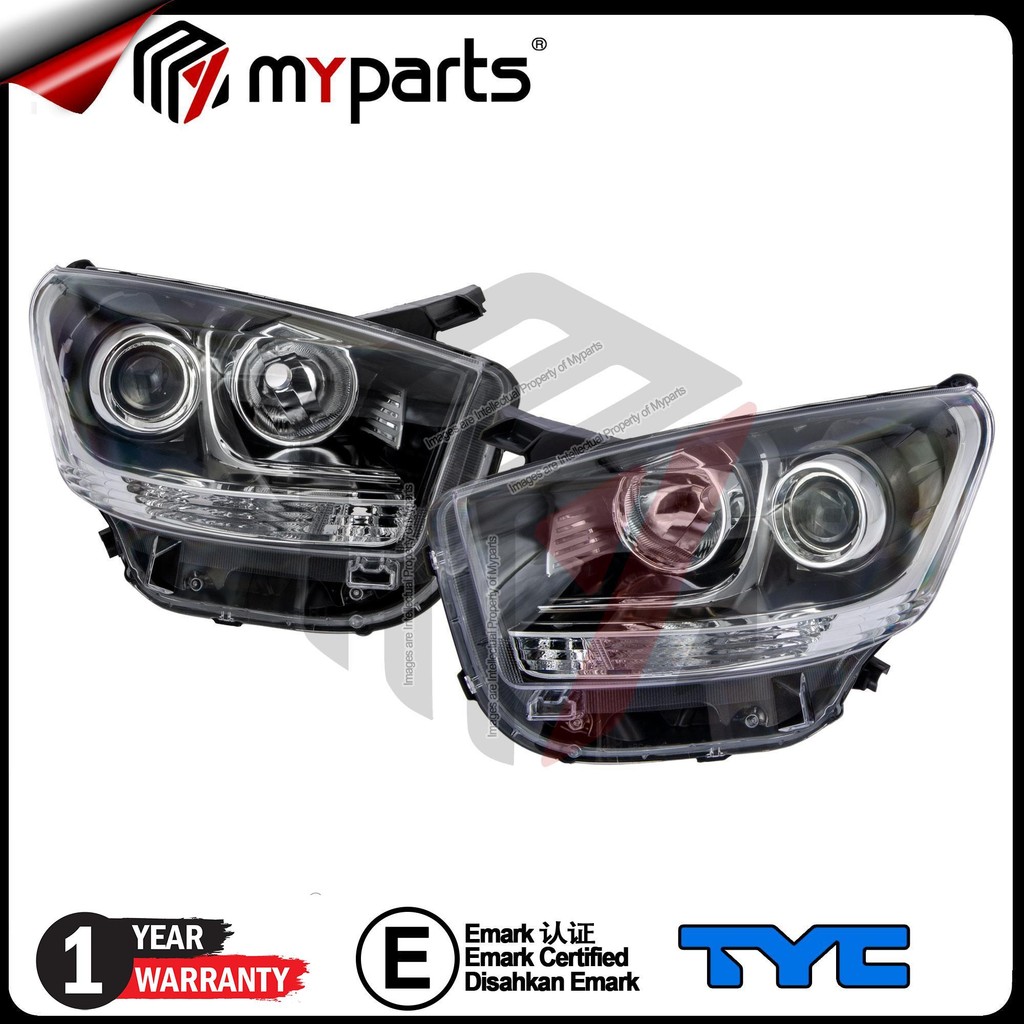 TYC Perodua Axia 2017-2022 (E Spec/G Spec) Head Lamp Headlight Headlamp ...