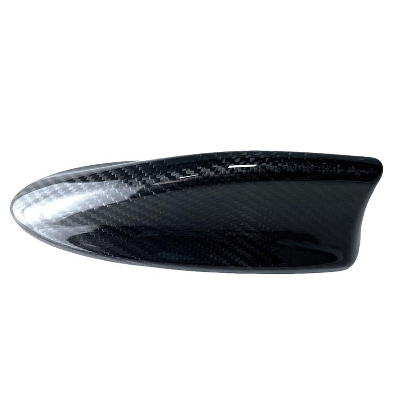 Car Carbon Fiber Antenna Decorative Sharkfin Antenna Cover Trim ...