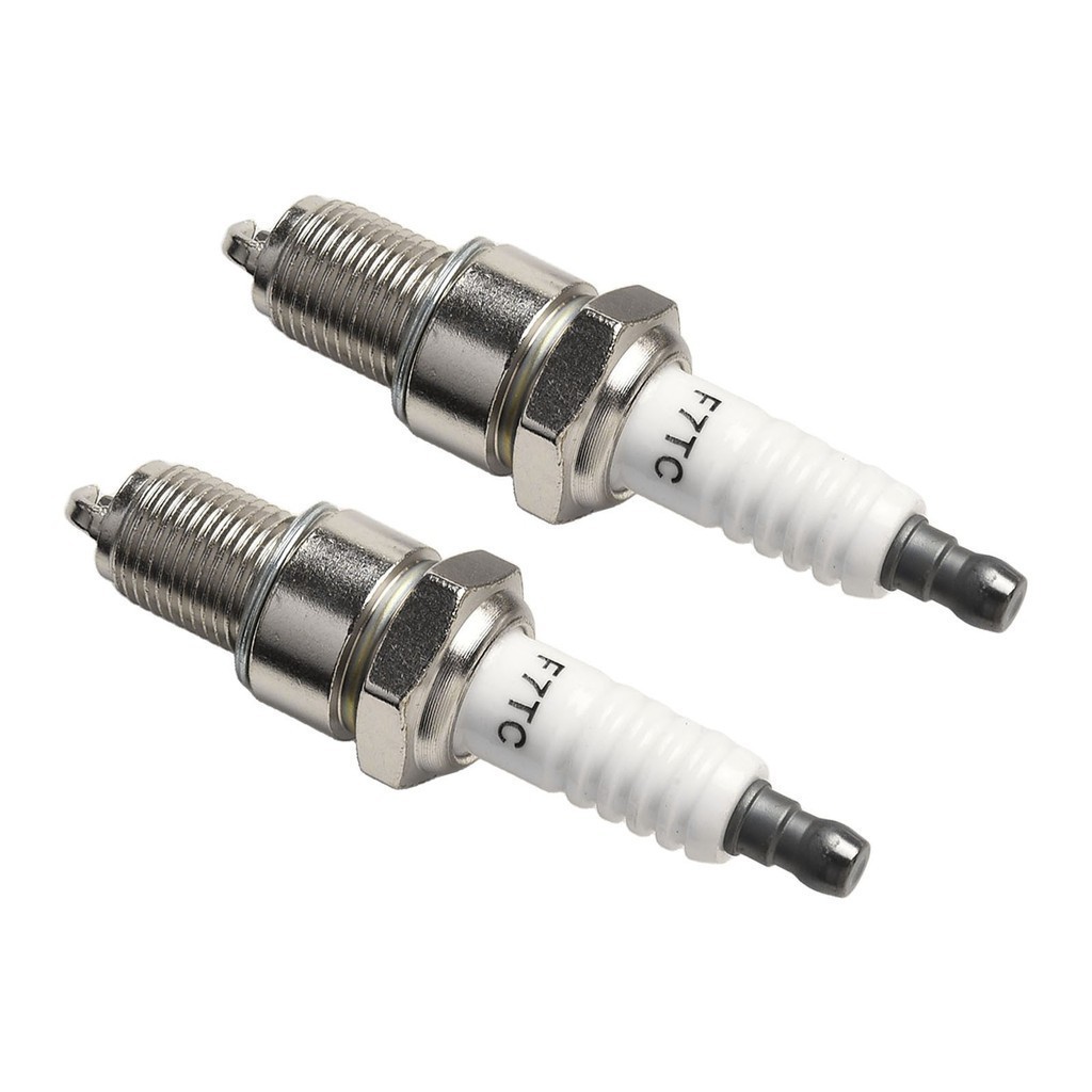 NEW 2X spark plug replaces F7RTC For Hecht For Einhell For BRAST lawn ...