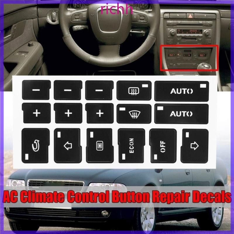 Richh Vehicle Repairing Sticker Car Button Repair Stickers Car A C Air ...