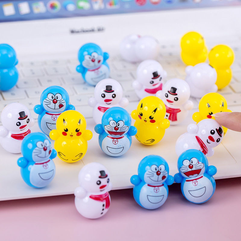Tik Tok Same Style Christmas Tumbler Blue Fat Man Swinging Robot Cat ...