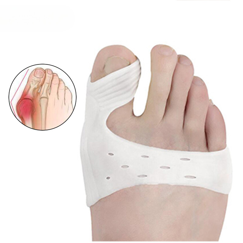 2pcs Toe Orthopedic Bunion Silicone Gel Thumb Separators Spacers Hallux ...