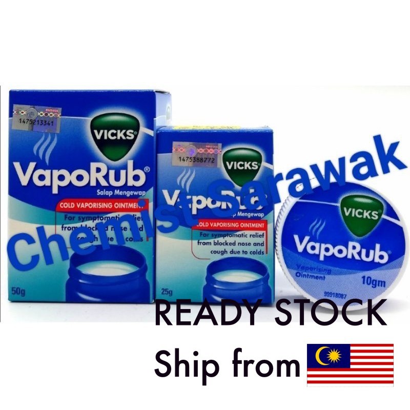 VICKS VapoRub Ointment - 10g / 25g | Shopee Malaysia