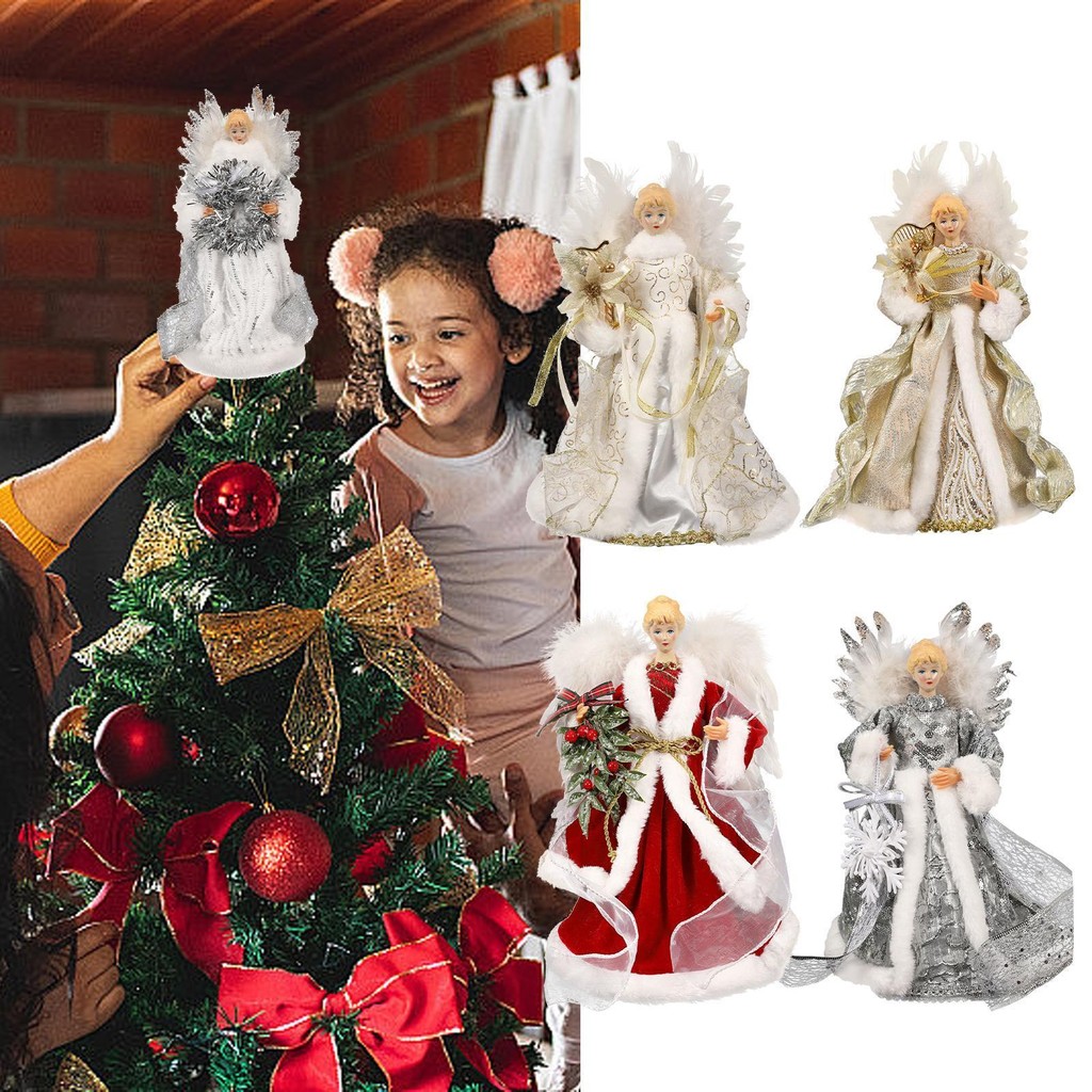 Christmas Tree Angel Treetop Exquisite Angel Doll Decorations Christmas ...