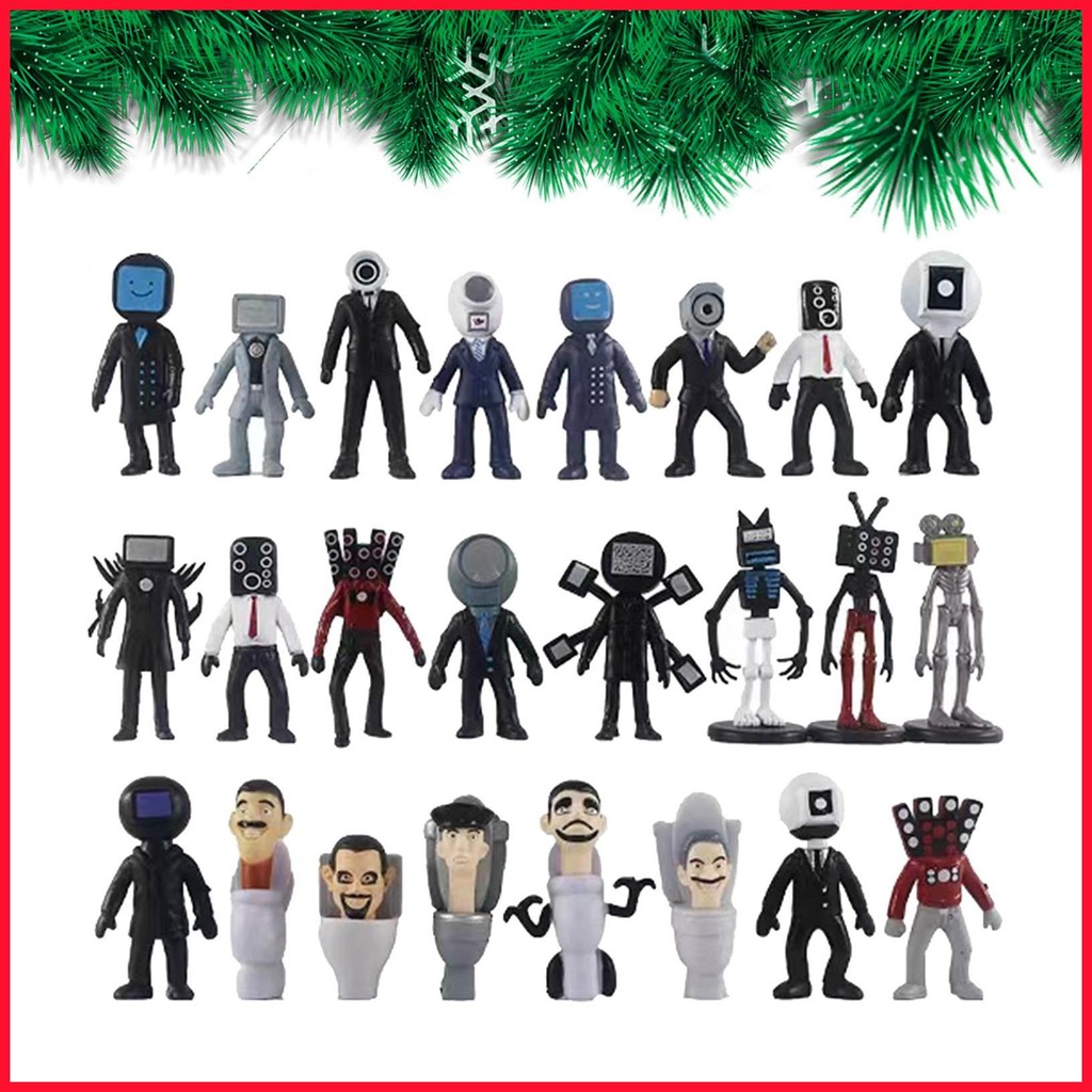 Anime Advent Calendar Mini Cartoon Figures Countdown Calendar Cute ...