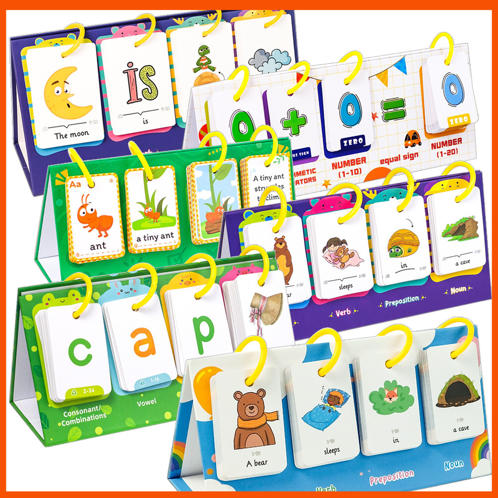 CVC Word Builder,Phonics Games Flash Cards for Preschool Kindergarten ...