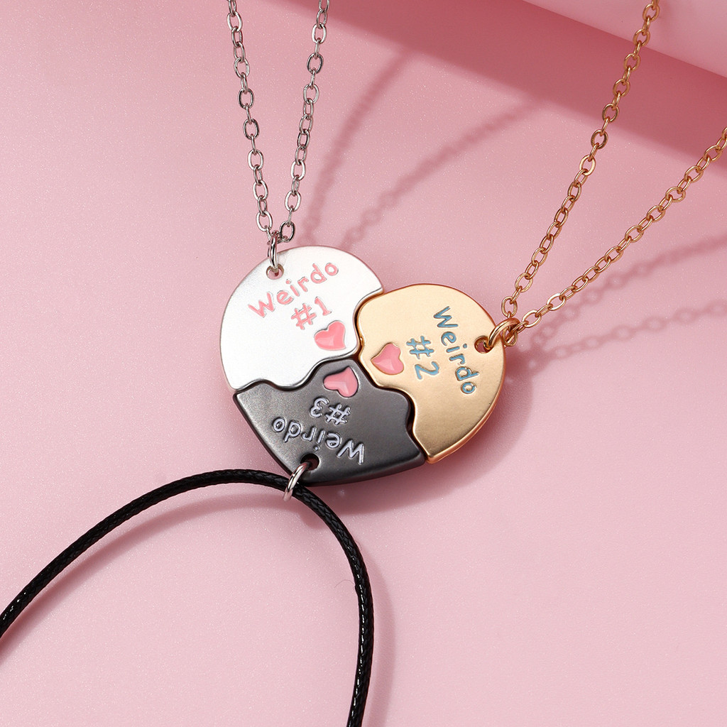 Love Magnetic Necklace 3-Piece Set Simple and Versatile Fashion Pendant ...