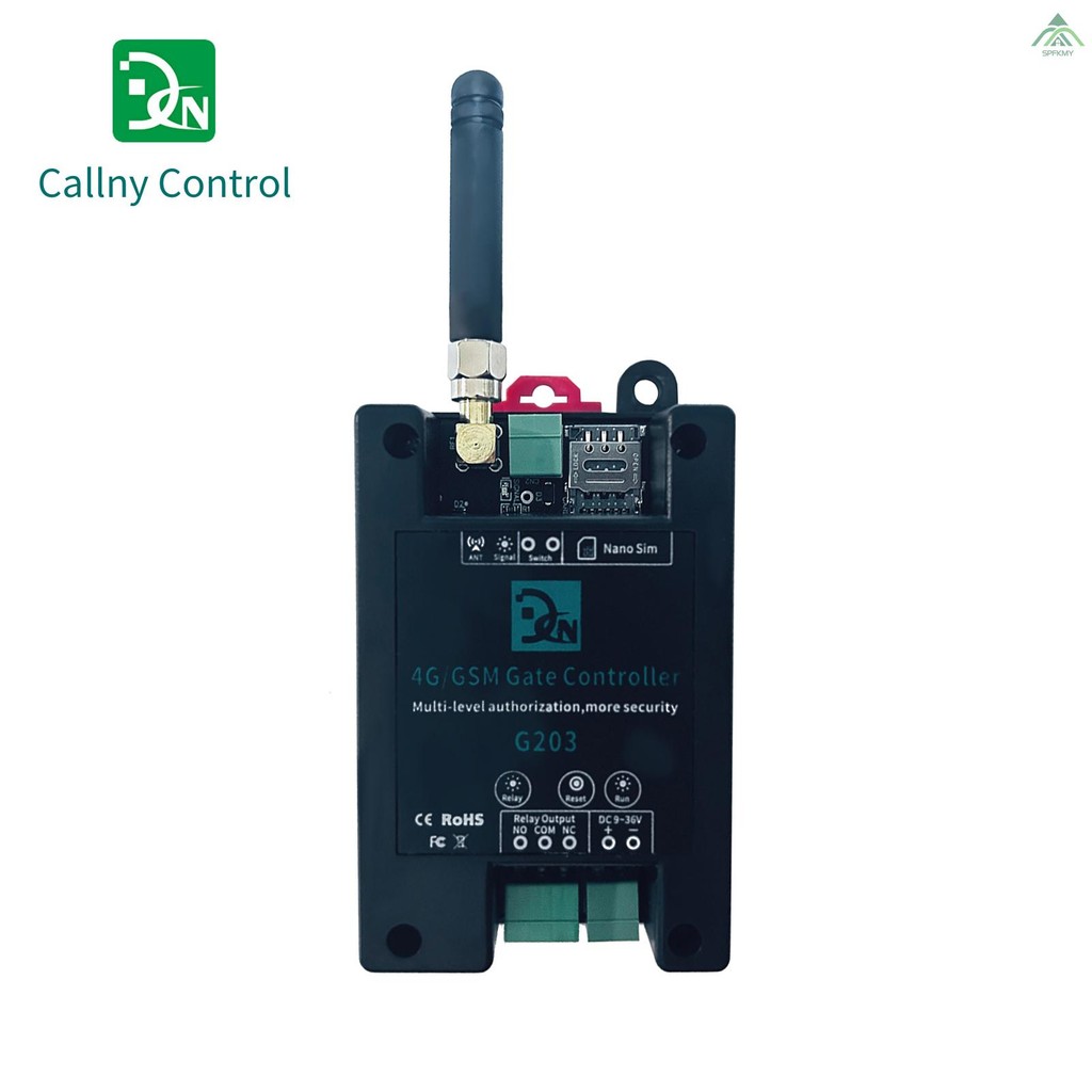 4G/GSM G203 Gate Controller Wireless Remote GSM Gate Opener Support for ...
