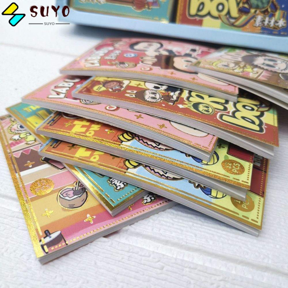 SUYO 1 PCS Labubu Sticker, Cartoon Paper Labubu Stiker Toys, Fashion ...