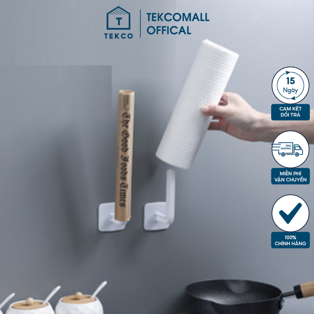 Paper Roll Wall Mounted Rack, Multi-Purpose Wall Mounted L-Shaped ...