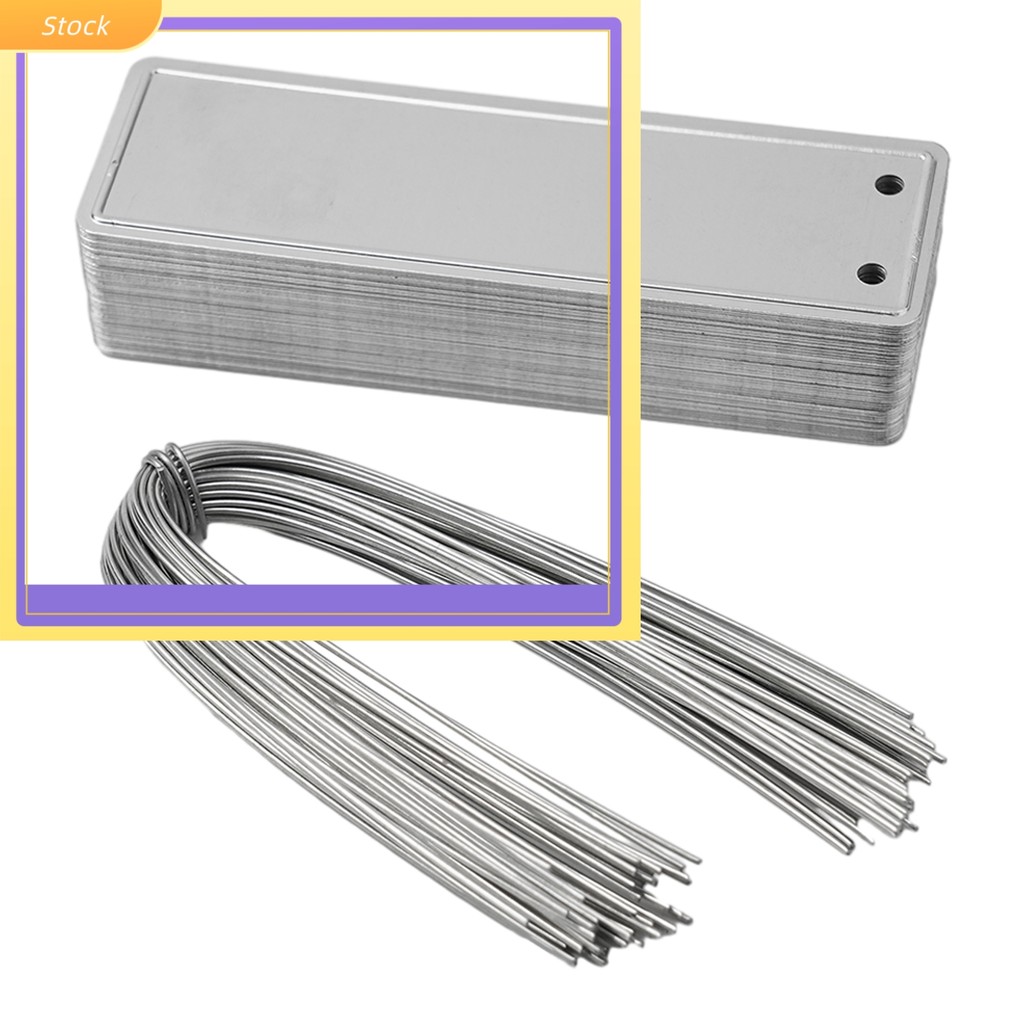 [ELECT] Aluminum Plant Labels Double Sided Metal Labels Tree ID Tag ...