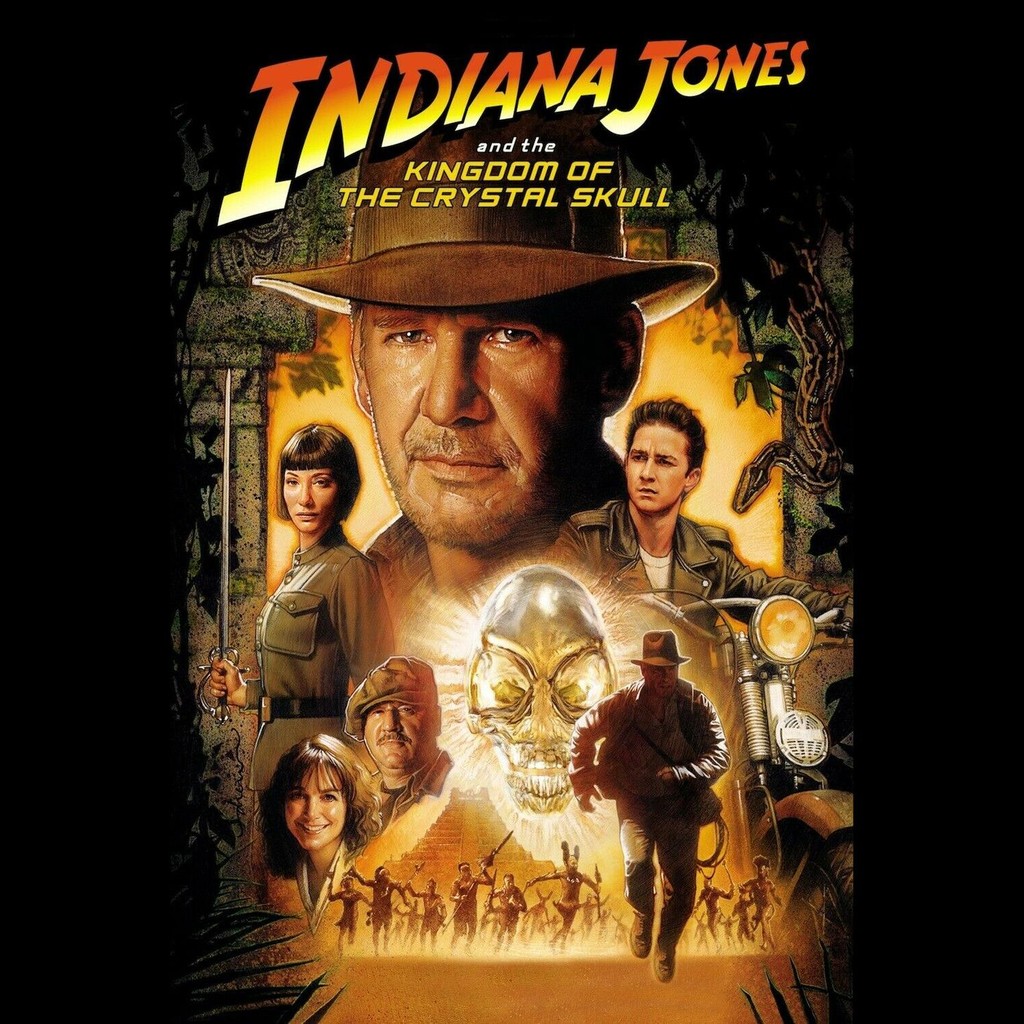 Poster Sutera Seni Filem Indiana Jones Crystal Skull - Cetakan Hiasan ...
