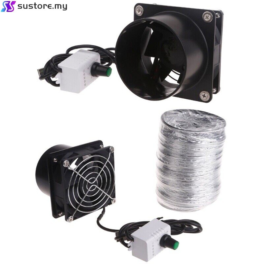 [Super]Smoke Absorber Fume Extractor Fan Pipe Duct Exhuast Fan USB ...
