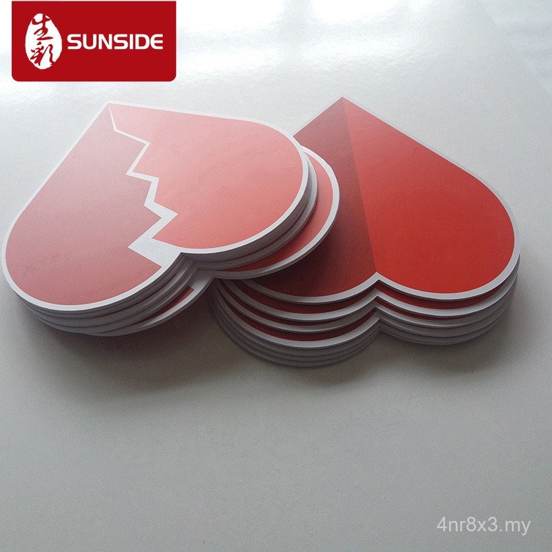 PVC chiffer prop pembuatan panel rata uv inkjet bercorak papan PVC kad paparan berbentuk khas ...