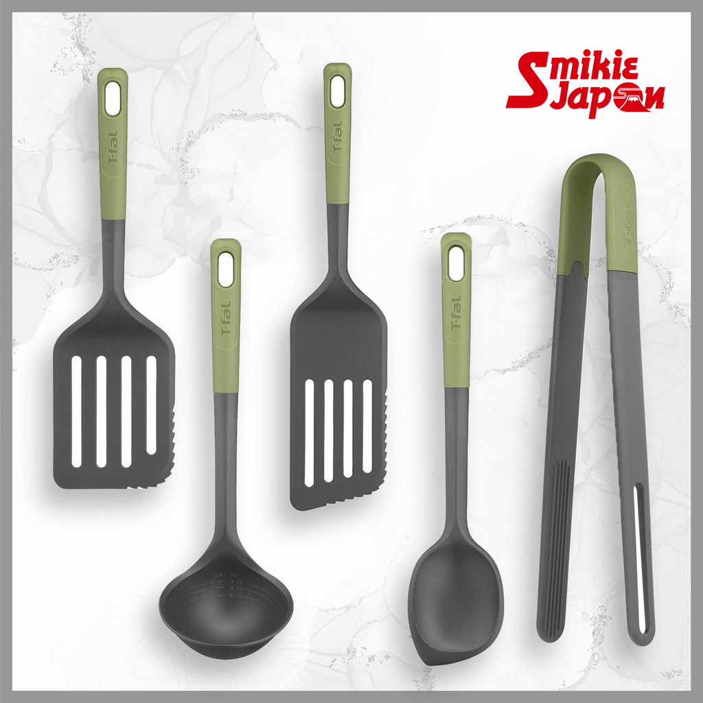 T-fal/Tefal Essential 2-in-1 Cooking Utensils Scraping Spoon/Cutting ...