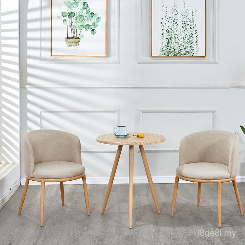 Sofa kawasan rehat, rundingan kayu sebenar sintetik Nordik, kombinasi ...