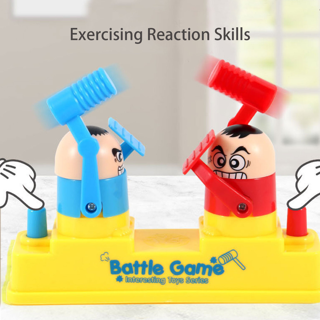 Children Board Game Small Toys, Cute Little People Fighting Toys Red ...