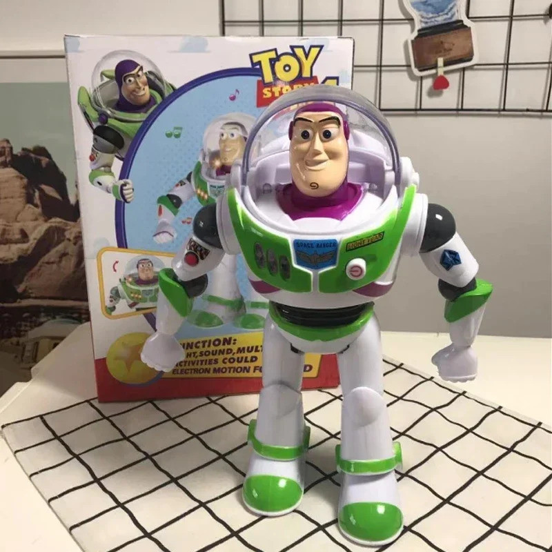 Disney Toy Story Buzz Lightyear Figure With Sound And Light Catapulting ...
