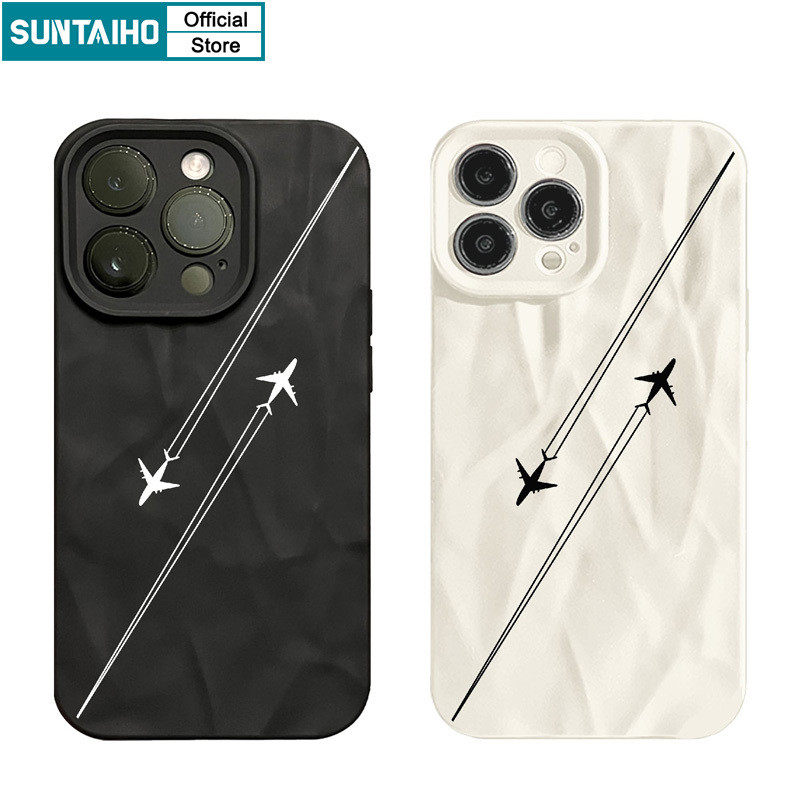 Suntaiho Simple Unique Casing Aircraft Pattern Phone Case for Iphone 16 ...