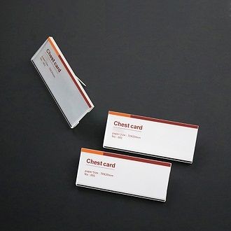 Ms2300, Magnetic Mica nameplate, Mica chest name tag, Employee name tag ...