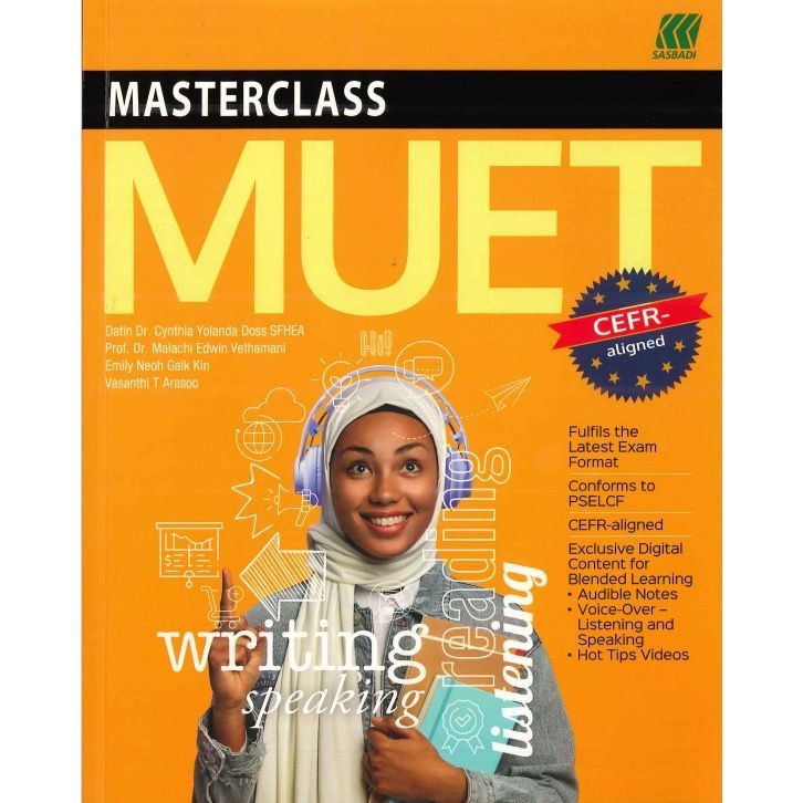 MASTERCLASS MUET CEFR-ALIGNED -(EDITION 2024) | Shopee Malaysia