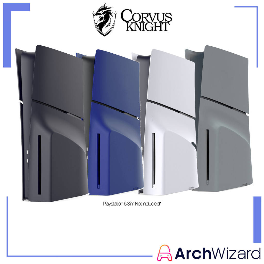 CorvusKnight PS5 Slim Console Cover Plate - PlayStation 5 Slim Console Covers PlayStation 5 ...