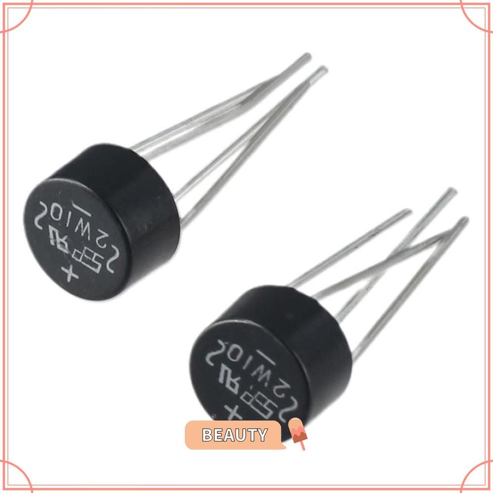 BEAUTYONE 20PCS Silicon Diodes, 2A 1000V Single Phase 2W10 Bridge ...