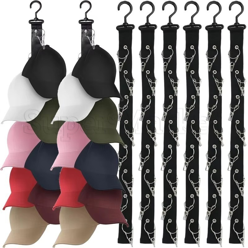 Wardrobe Storage DIY Hanger - Multi-Purpose Hooks - Free Punch Hats ...