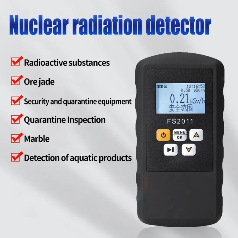 FS2011 2 in 1 Geiger counter Nuclear Radiation Detector X-ray Detector ...